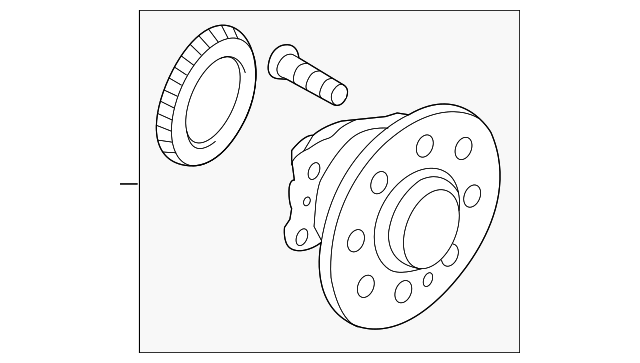 52750-0U000 - Hub & Bearing 2012-2017 Hyundai Accent | Hyundai OEM Part