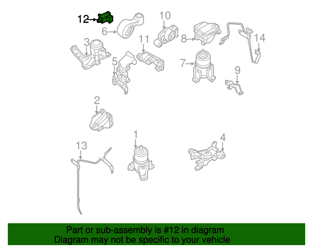 2009-2020 Nissan Solenoid Valve 14955-9S00A | QuirkParts