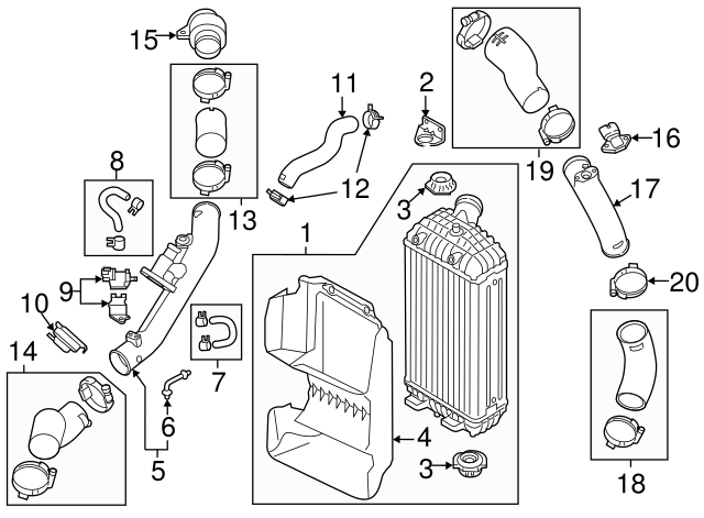 2017-2018 Hyundai Santa Fe Sport Air Guide 28274-2G350 | OEM Parts Online