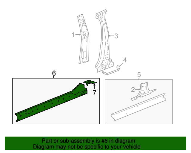 2014-2020 Chevrolet Impala Passenger Side Body Side Outer Panel ...