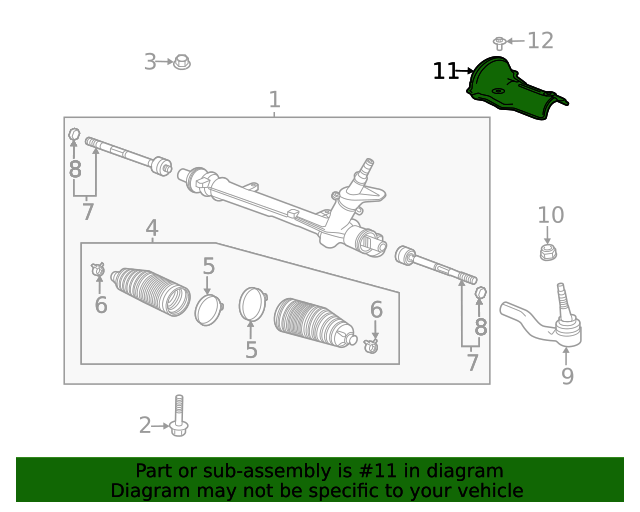 2020-2022 GM Steering Gear Heat Shield 42566654 | GMPartsDirect.com