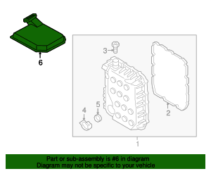 46321-3D800 - Transmission Oil Filter 2017-2024 Kia | Genuine Kia Parts