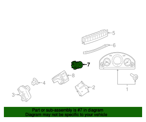 211-830-02-72 - HVAC Duct Air Temperature Sensor 2003-2023 Mercedes ...