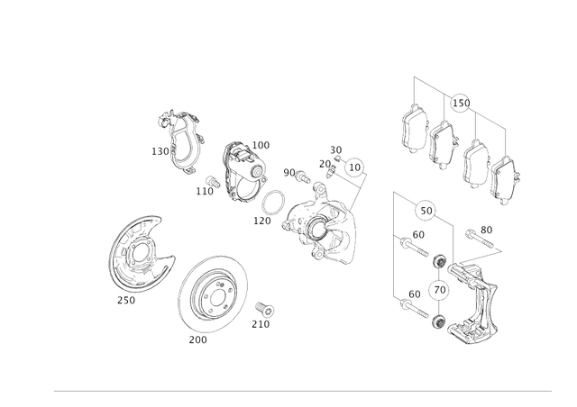 2014-2020 Mercedes-Benz Piston Housing 000-423-24-81 | MB Dealer Parts