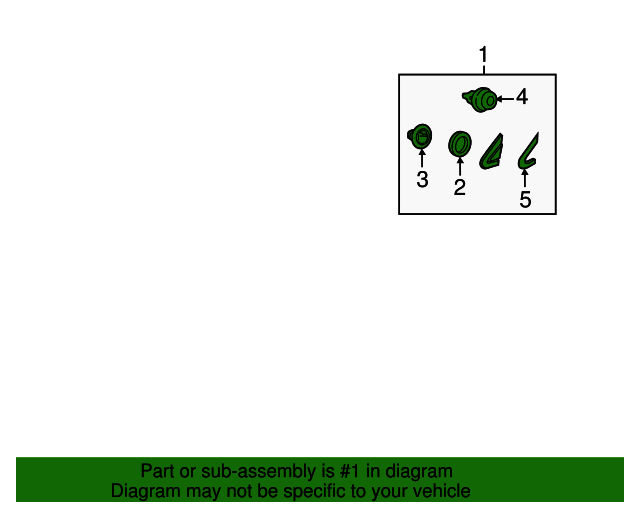 2013-2018 Toyota Avalon Corner Molding 60117-07010 | Toyota Parts Center
