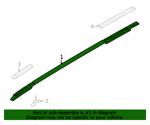 87270-R0000 - Rack Assembly Roof Left-Hand 2022-2024 Kia Carnival | Kia ...