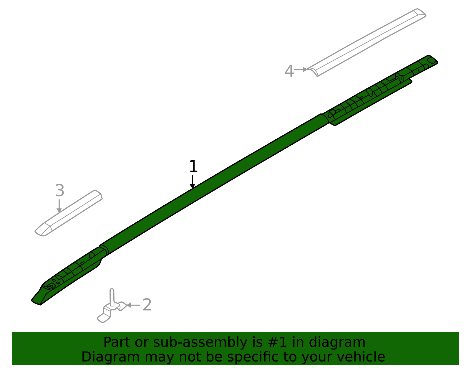 2022-2025 Kia Carnival | Rack Assembly Roof Right-Hand | 87280-R0000 ...