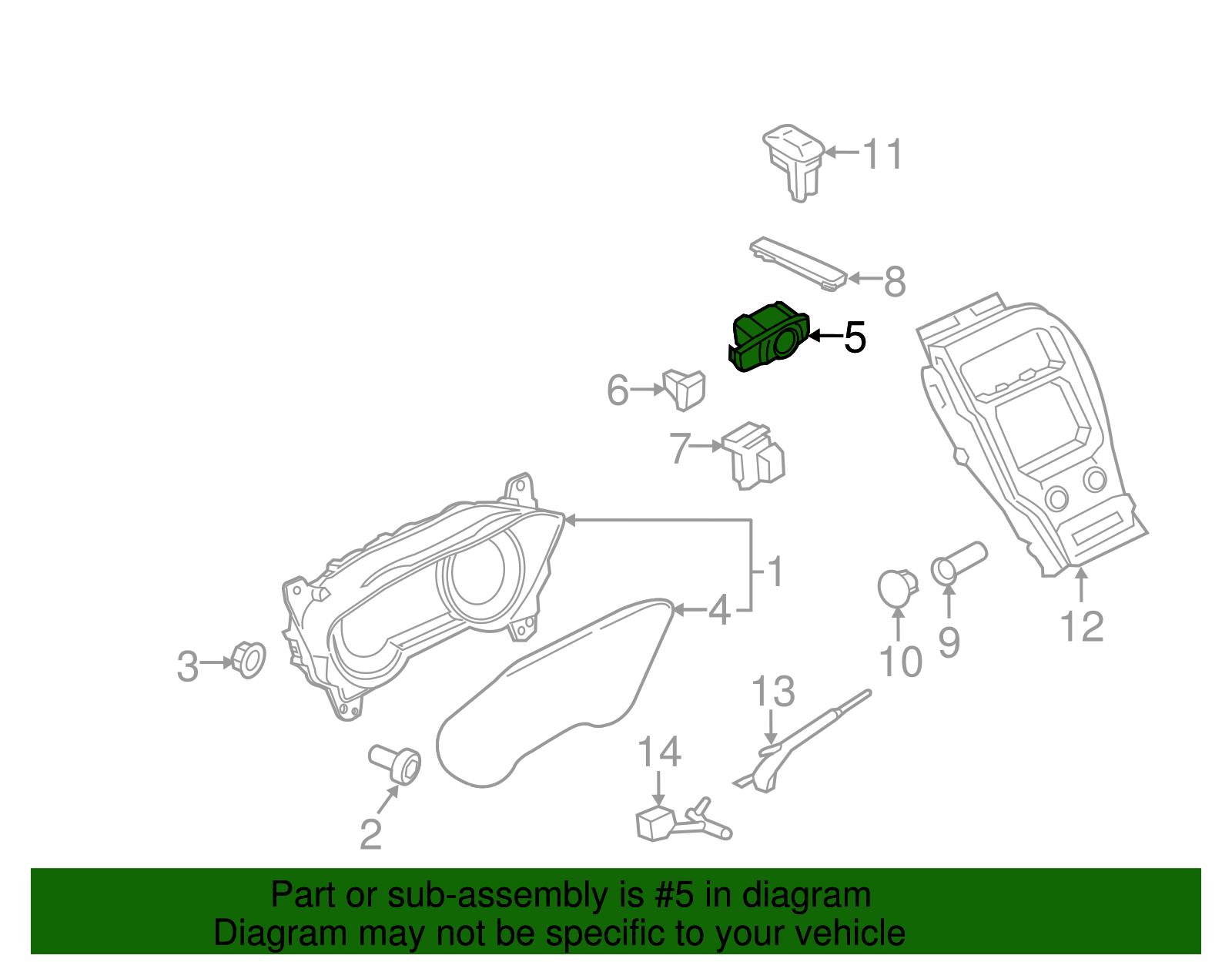 F2GZ-11654-DA - Headlamp Switch 2015-2018 Ford | AutoNation Parts