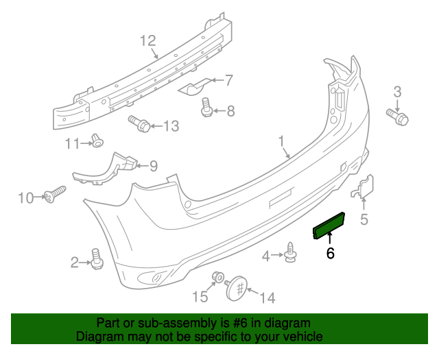 2011-2017 Mitsubishi Outlander Sport Center Cap 6410b704xa | Mitsubishi ...