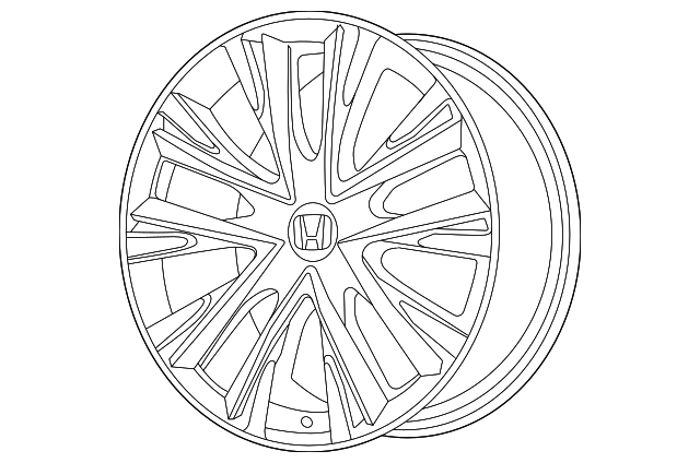 2019-2022 Honda 19" Accessory Alloy Wheel 08W19-TVA-100A | Genuine ...