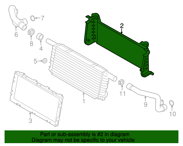 2012-2016 Porsche Radiator Inner Support 991-106-237-01 | Sunset ...