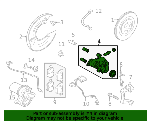 2019-2023 Jaguar F-Pace Caliper T4A33128 | OEM Parts Online