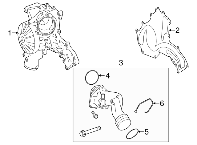 2015-2019 Mercedes-Benz Engine Water Pump 157-200-01-07-64 | AutoNation ...