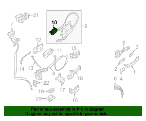90550-1PA2A - Lock Actuator 2012-2021 Nissan | Nissan Parts ...