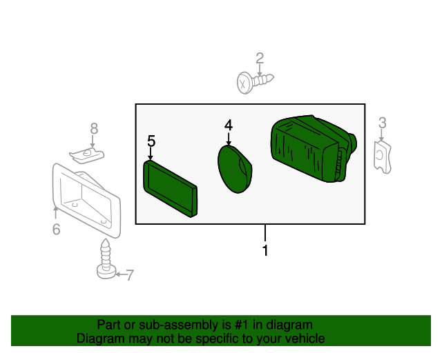 2002-2006 Mercedes-Benz Fog Light 002-820-27-56-64 | MB OEM Parts