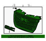 2016-2017 GMC Terrain Front Grille 23379210 | GMPartsDirect.com