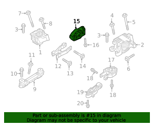 32137250 - Rear Mount - 2019 2020 Volvo XC40 | Volvo OEM Parts Direct