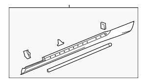 2012-2015 Chevrolet Camaro Primed Passenger Side Rocker Panel Molding ...