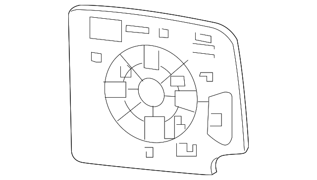 23444109 - Passenger Side Door Mirror 2015-2019 GM | GMPartsNow