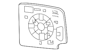 2015-2019 GM Passenger Side Door Mirror 23444109 GM | GMPartsDirect.com