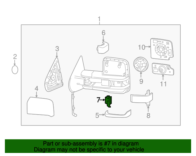 23444107 Lamp - New OEM Part From GM Parts Direct | GM Parts Store
