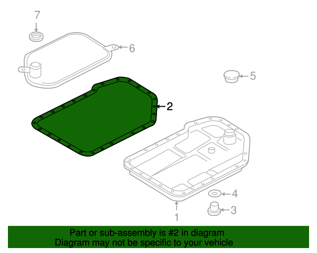 1996-2006 Audi Gasket 01V-321-371 | OEM Parts Online