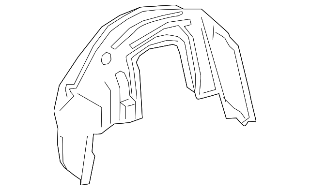 65638-07030 - Wheelhouse Liner - 2019-2022 Toyota Avalon | OEM Genuine ...