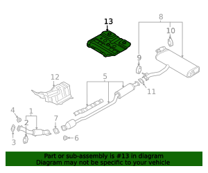 2018-2023 Hyundai Kona Heat Shield 28795-J9100 | AutoNationParts.com
