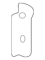 2019-2020 Nissan Altima Hinge Pillar Reinforced Lower Bracket - Driver ...