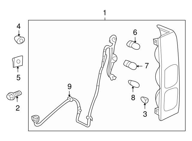 2007-2024 GM Multi-Purpose Nut 11609759 GM | GMPartsDirect.com