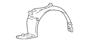 2001-2006 Hyundai Santa Fe Fender Liner 86811-26000 | OEM Parts Online