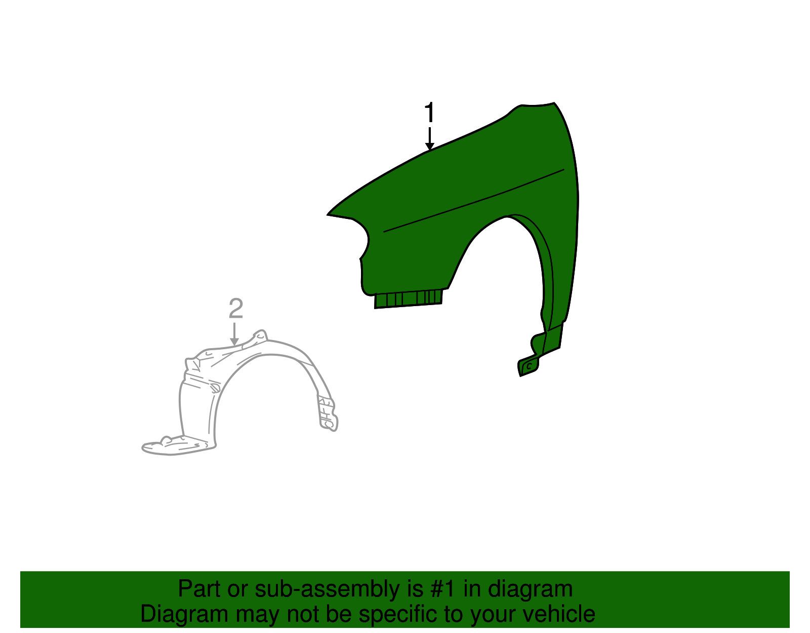 2001-2006 Hyundai Santa Fe Fender 66321-26260 | OEM Parts Online