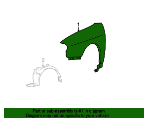 2001-2006 Hyundai Santa Fe Fender 66321-26260 | OEM Parts Online