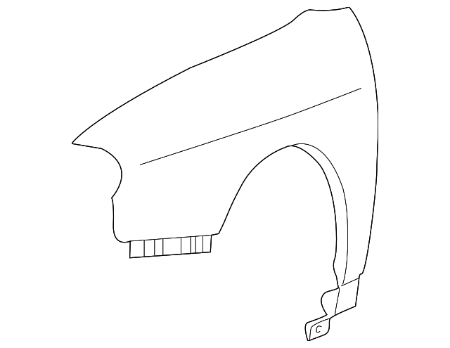 2001-2006 Hyundai Santa Fe Fender 66321-26260 | OEM Parts Online