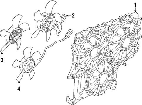 Cooling Fan for 2025 GMC Sierra 1500 | GMPartsDirect.com