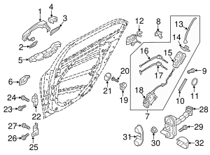 2017-2021 Genesis G90 Handle, Outside 82661-D2000 | OEM Parts Online