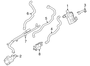 64-53-9-119-169 - HVAC Heater Hose 2009-2019 BMW | AutoNationParts.com