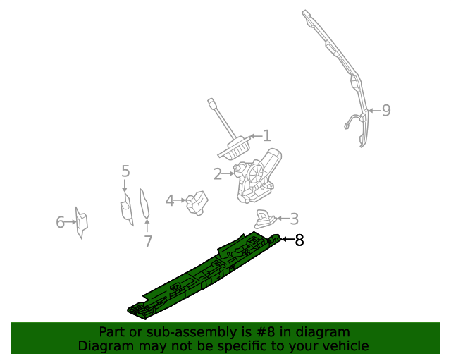 5813A195 - Motion Sensor 2022-2024 Mitsubishi | Mitsubishi Direct Parts