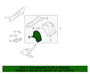 2018-2024 Subaru Front Panel 51610FL0209P | Subaru Parts Store