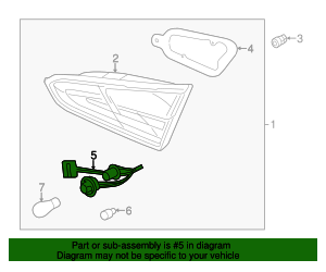 2017-2018 Kia Forte Socket & Wire 92480-B0600 | OEM Parts Online