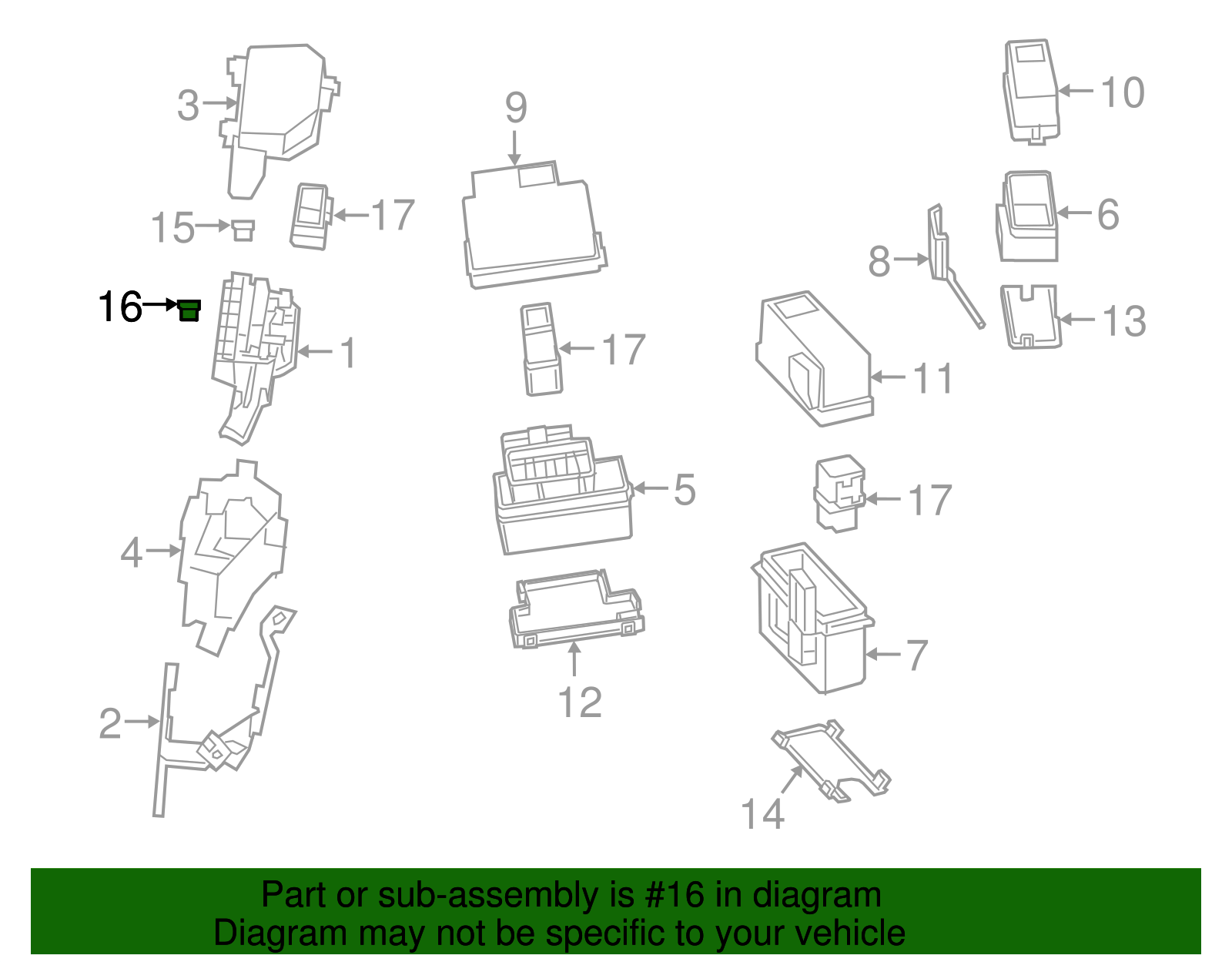 2017-2020 Infiniti Q60 Fusible Link 24370-7993B | Infiniti of Columbus ...