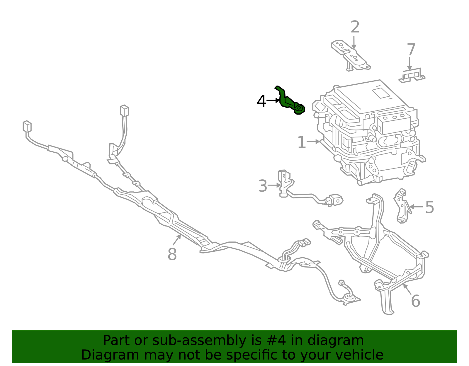 G925B-11020 - High-Quality Drive Motor Inverter Bracket for 2021-2024 ...