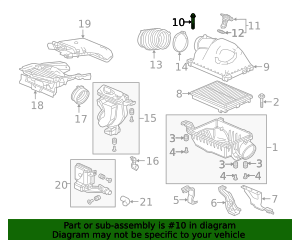 2006-2025 Acura Cover Bolt 90091-RAA-A00 | Acura Parts World