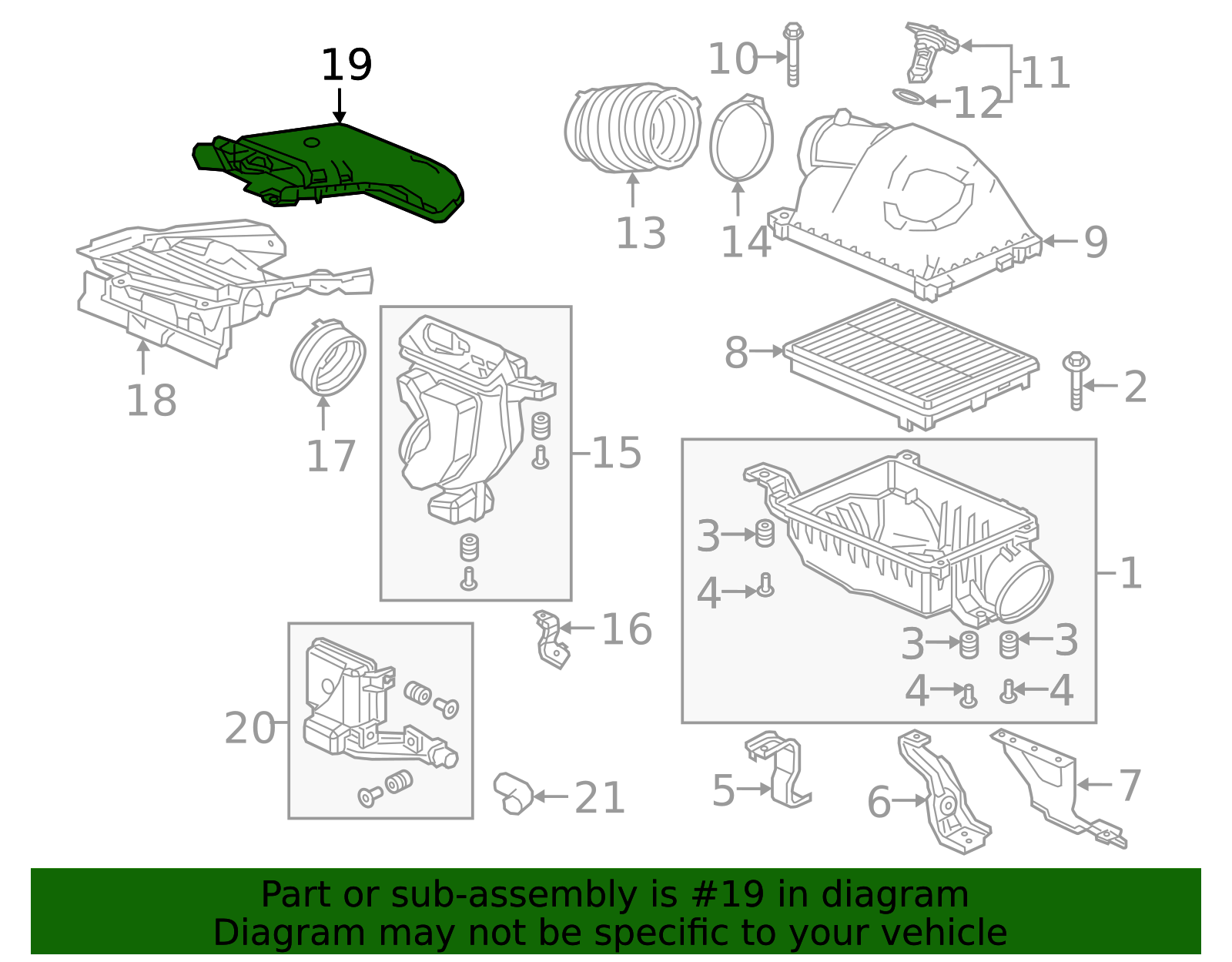 2019-2025 Acura RDX Inlet Duct 17243-5YF-A01 | Acura Parts World