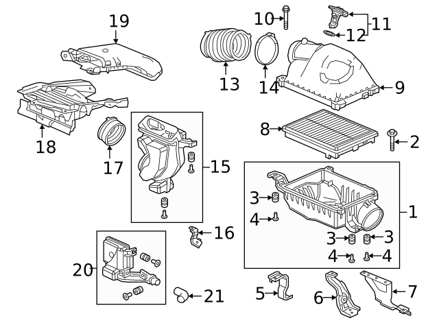 17243-5YF-A01 - Inlet Duct 2019-2024 Acura RDX | AutoNation Parts