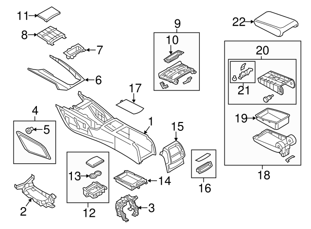 2012-2018 Audi Repair Kit 4G8-898-173-4PK | European OEM Parts Direct