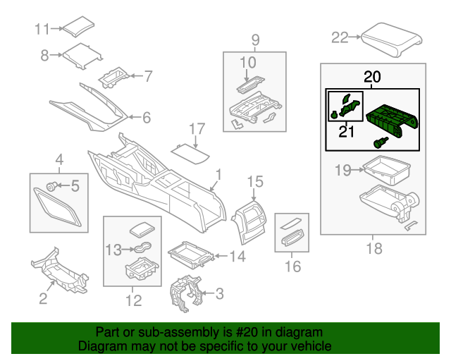 2012-2018 Audi Repair Kit 4G8-898-173-4PK | European OEM Parts Direct