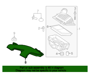 13717626564 - 2016-2024 BMW Air Inlet Duct (13-71-7-626-564) | BMW of ...