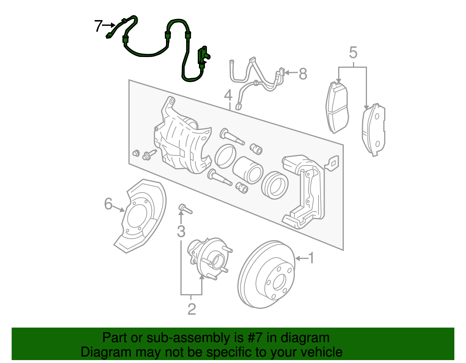 2003-2007 Infiniti G35 Front Speed Sensor 47911-AL50A | Infiniti of ...