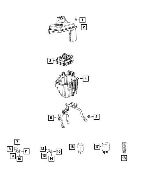 Power Distribution, Fuse Block, Junction Block, Relays and Fuses for ...